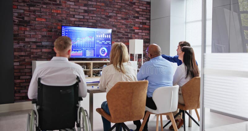 Computer Data Analyst People Using Dashboard Stock Photo - Image of ...