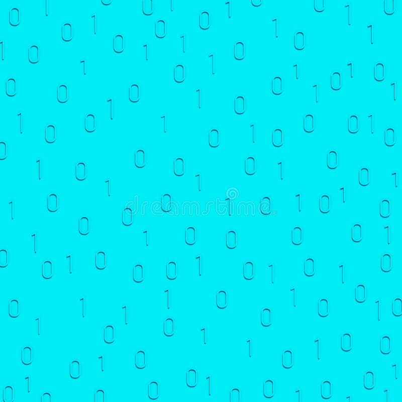 Abstract Binary Code Background 3d Rendering, Illustration Stock ...