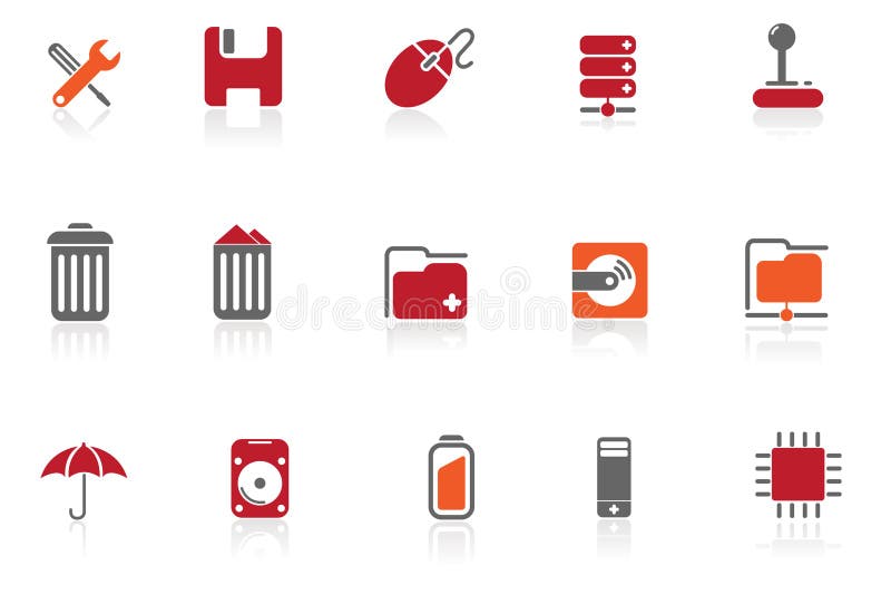 Computer & Devices // Redico Series Stock Vector - Illustration of icon ...