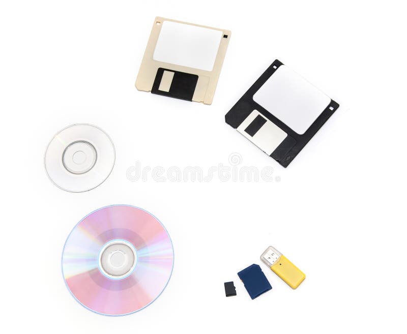 Computer Data Storage Media Stock Photo - Image of optical, transfer ...