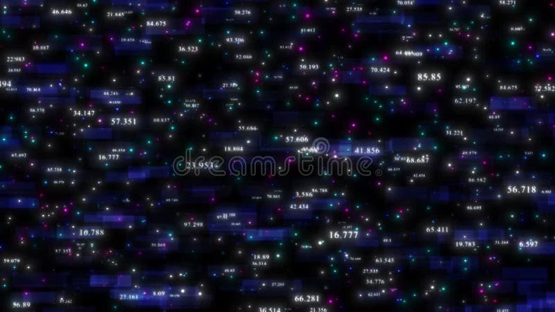 Computer Data Transfer High Tech Background. Big Data Flow Futuristic Data Transfer Background ...