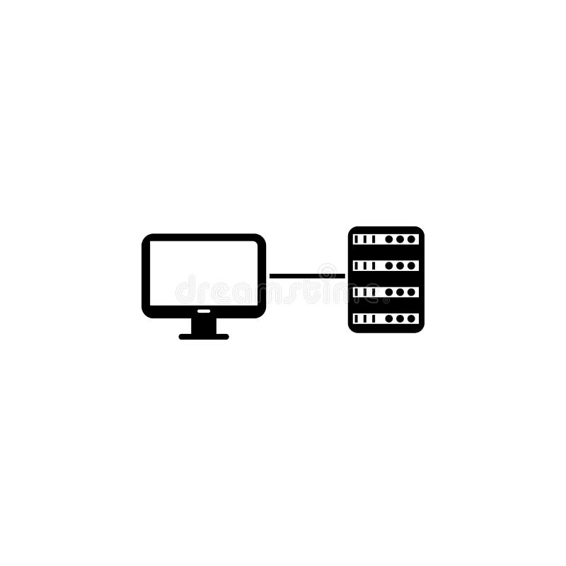 Computer, Database Icon. Element of Network Icon for Mobile Concept and ...
