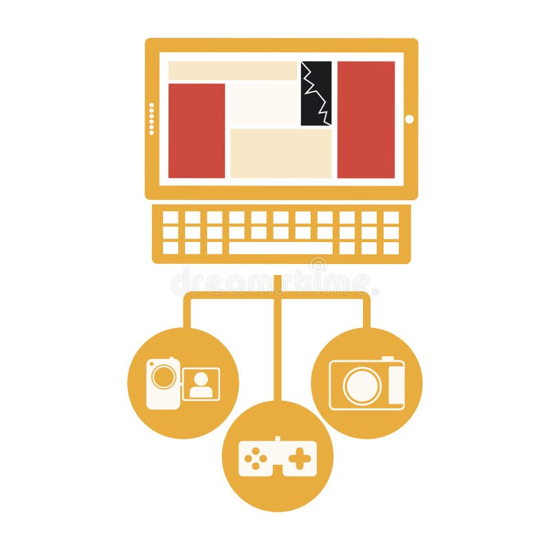 Computer Database Server Icon Stock Stock Illustration - Illustration ...