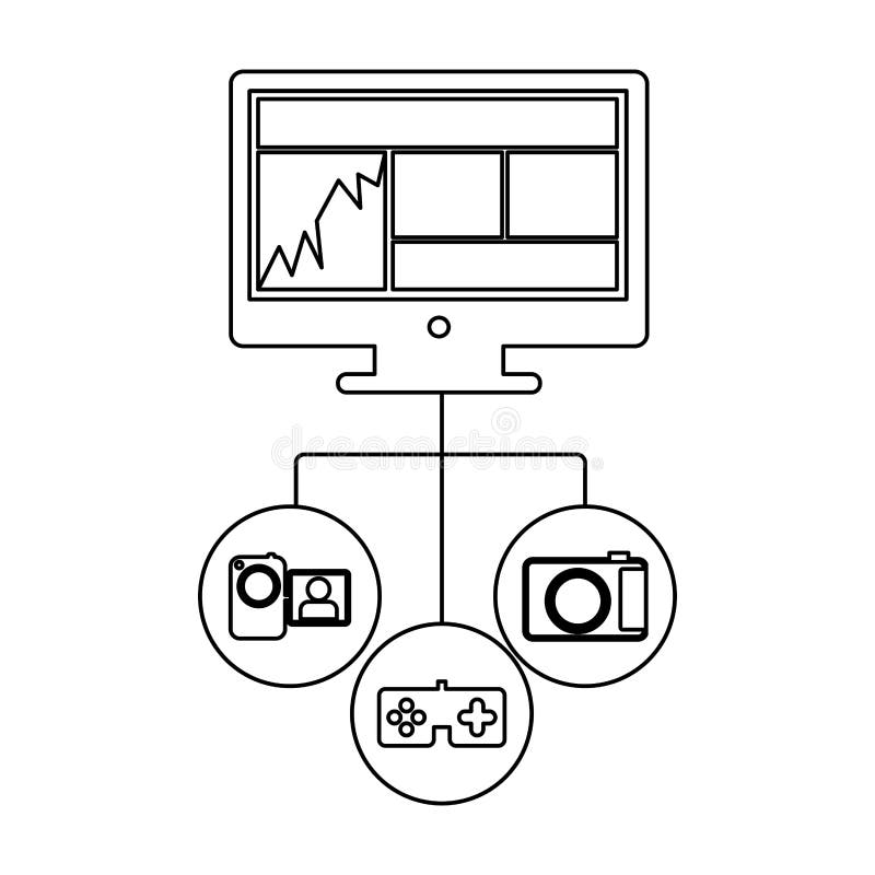 Computer Database Server Icon Stock Stock Illustration - Illustration ...