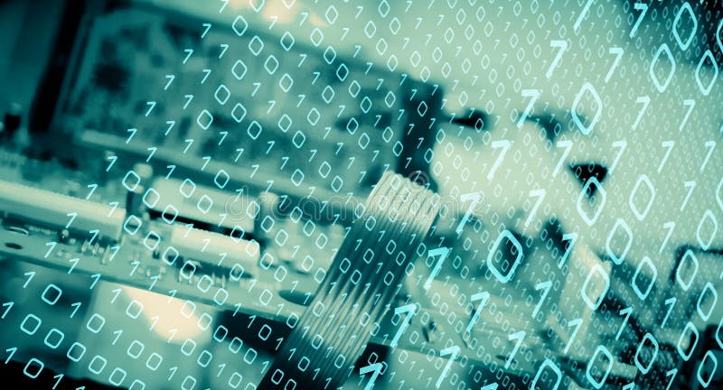 Computer Deep Learning, New Ai Algorithm Stock Illustration ...