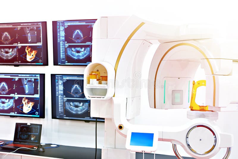 Examination with a Tomograph. Stock Photo - Image of fault, hurt: 103971402