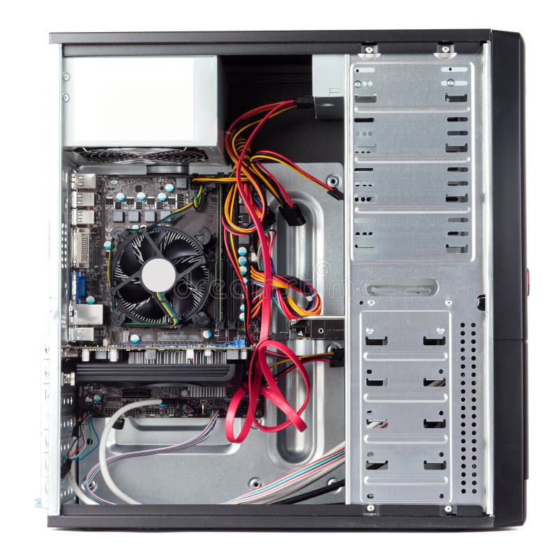 CD-ROM Di DVD Su Un Computer Aperto Per Mostrare Disco Fotografia Stock ...