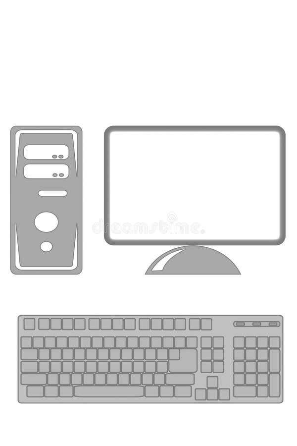 Computer design stock illustration. Illustration of keybord - 28097502