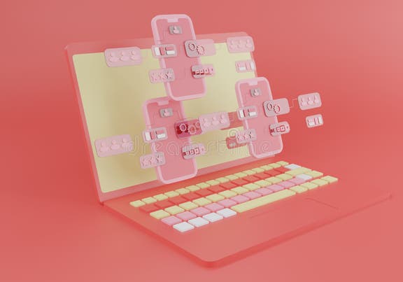 Computer Design Data Process Development Data Prototype Interface Flowchart Smartphone ...
