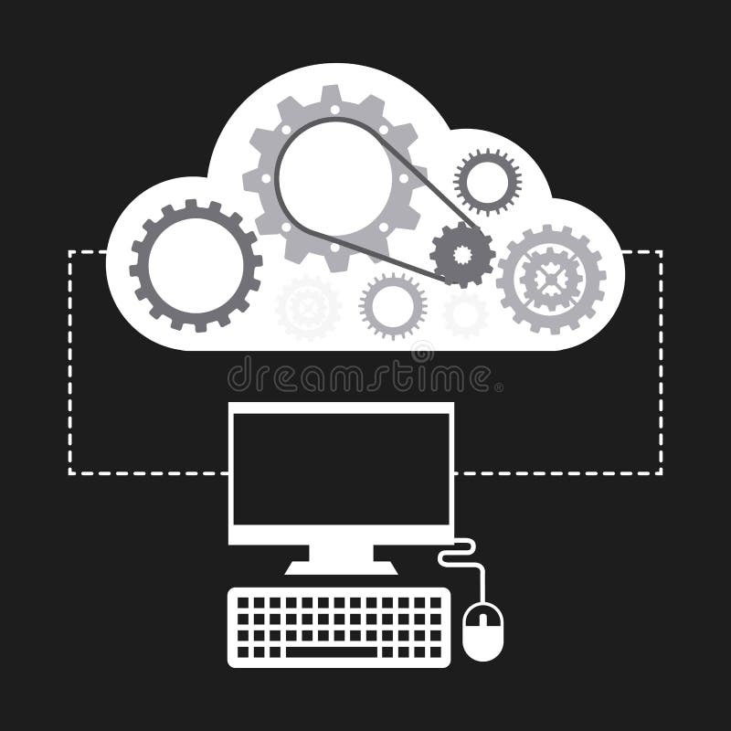 Computer design stock illustration. Illustration of system - 45919917