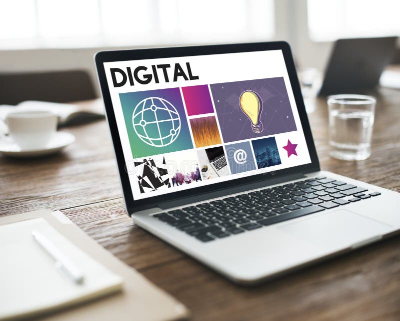 Computer Design Ideas Creative Concept Stock Photo - Image of ...