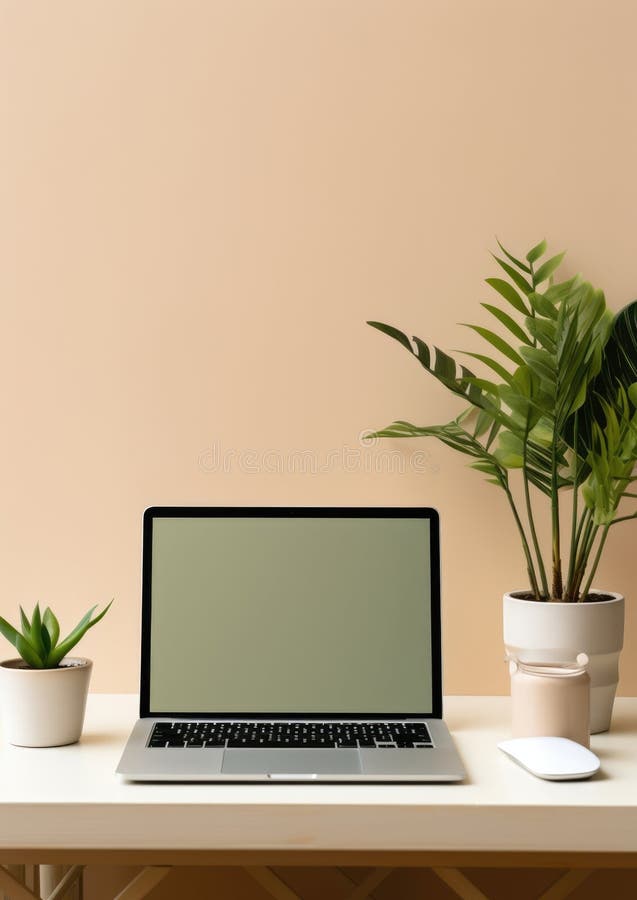 Computer Desk Table Laptop Workplace Work Office Business Workspace ...