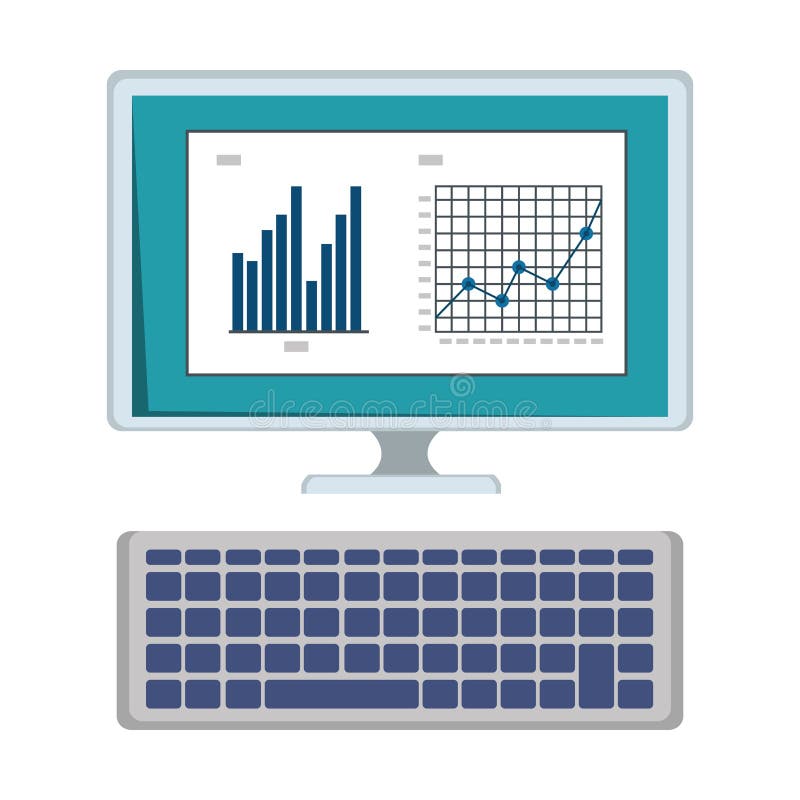 Statistics and Infographic Design Stock Illustration - Illustration of ...