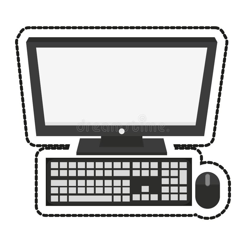 Computer device design stock vector. Illustration of device - 81416079