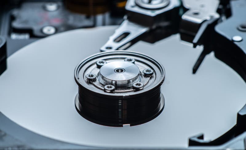 Computer Device Hdd Hard Disk Stock Image - Image of electronic, macro ...