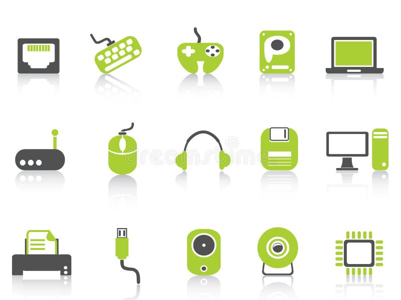 Large Set(81) of Flat Computer Icons Stock Vector - Illustration of ...