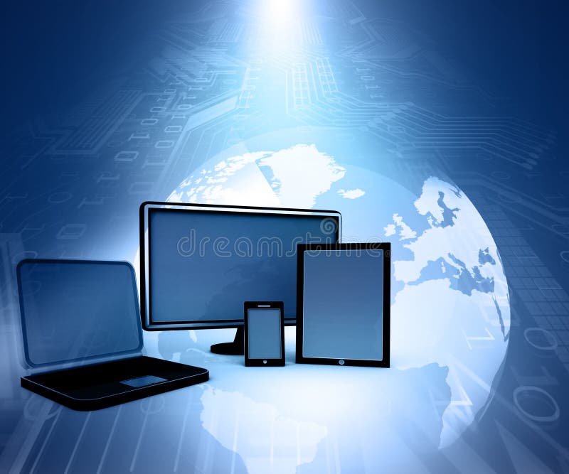 Computer Hardware - Peripherals Stock Vector - Illustration of hardware ...