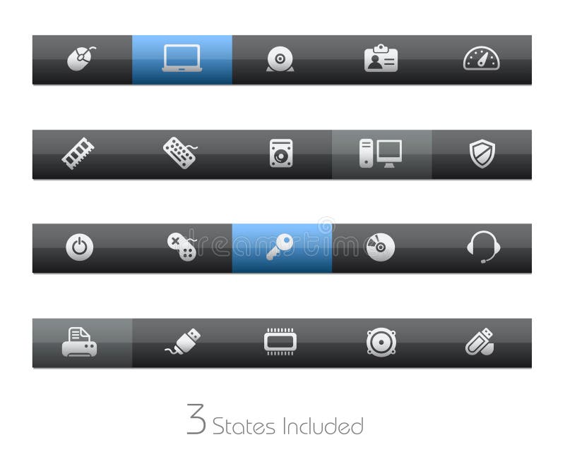 Computer & Devices // Redico Series Stock Vector - Illustration of icon ...