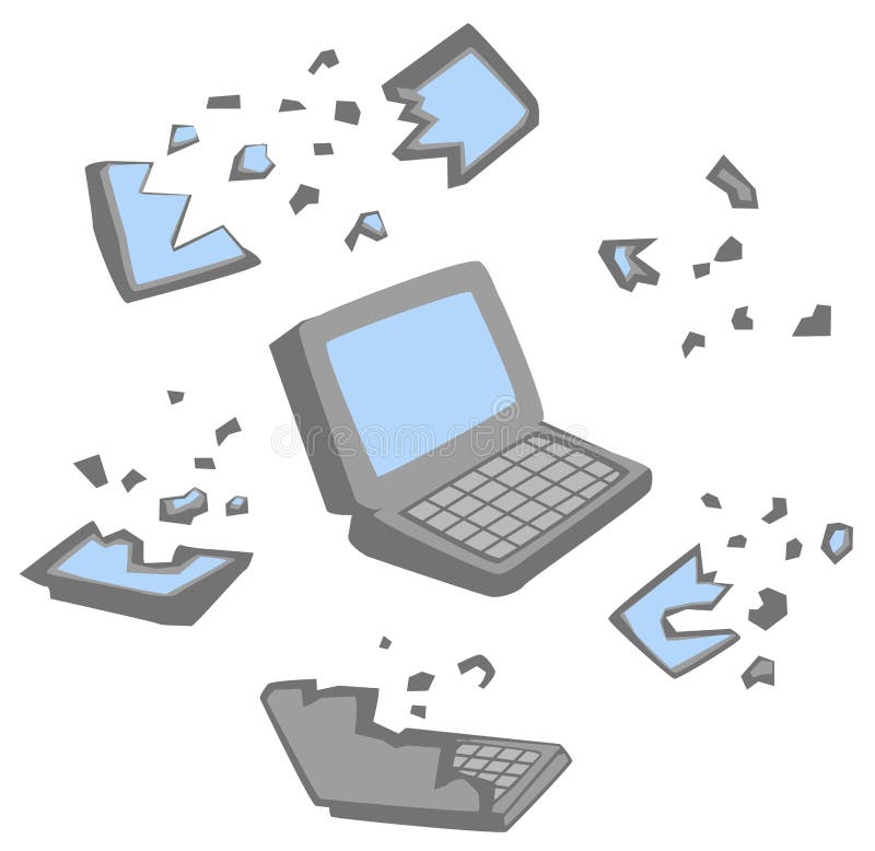 Cartoon Smashed Stock Illustrations – 393 Cartoon Smashed Stock ...