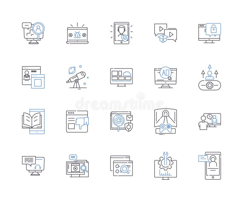 Scanner Line Icons Collection. Document, Images, QR Code, Barcode ... Scanner Line Icons Collection. Document, Images, QR Code, Barcode ...