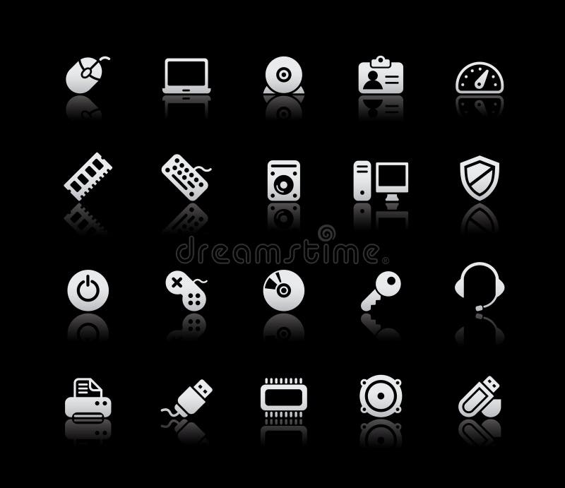 Computer & Devices // Redico Series Stock Vector - Illustration of icon ...