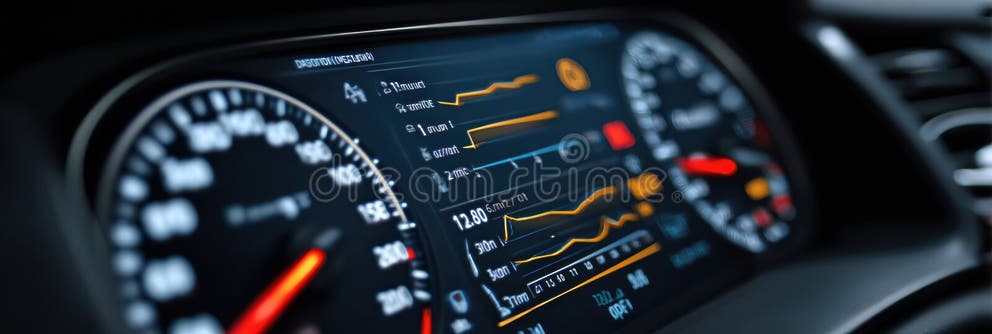 Computer Diagnostics Display Showing Performance Metrics and Real-Time ...