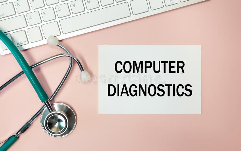 COMPUTER DIAGNOSTICS. Medical Concept Stock Image - Image of computer ...