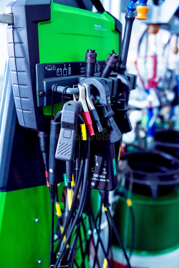 Computer Diagnostics in the Service Station. Car Service Stock Photo ...