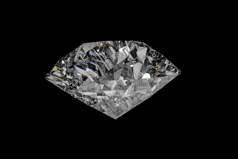 Luxury Diamond Gem, 3d Rendering Stock Image - Image of wedding ...