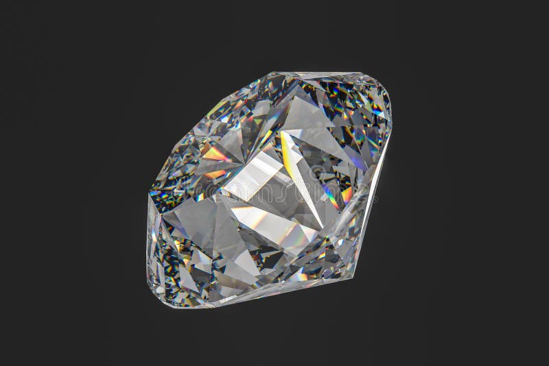 Luxury Diamond Gem, 3d Rendering Stock Image - Image of gemstone, rich ...