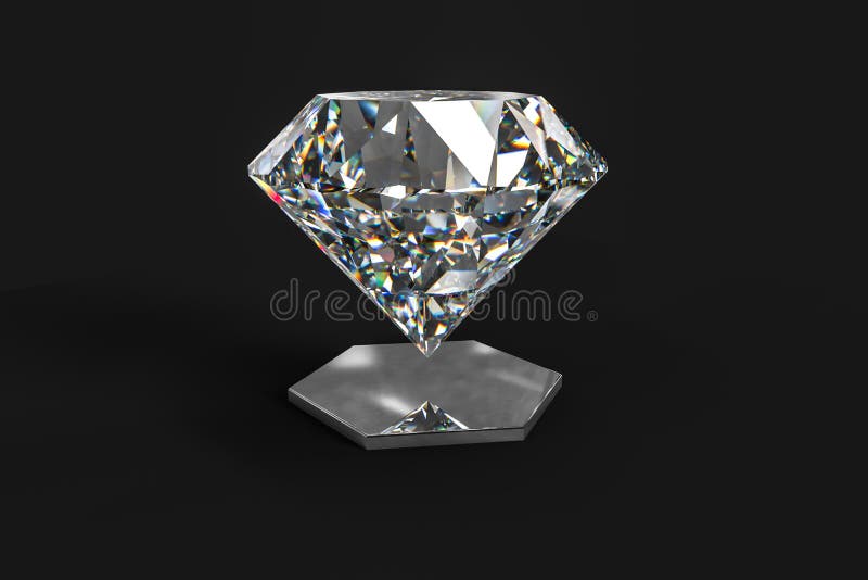 Luxury Diamond Gem, 3d Rendering Stock Photo - Image of luxury ...