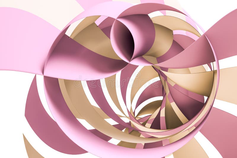 3d Rendering, Pink Surface and Graphic Design Background Stock ...