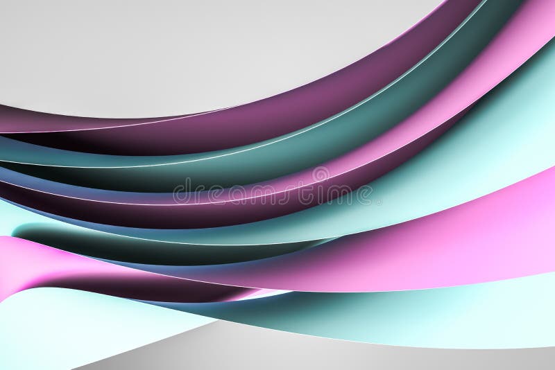 3d Rendering, Pink Surface and Graphic Design Background Stock ...