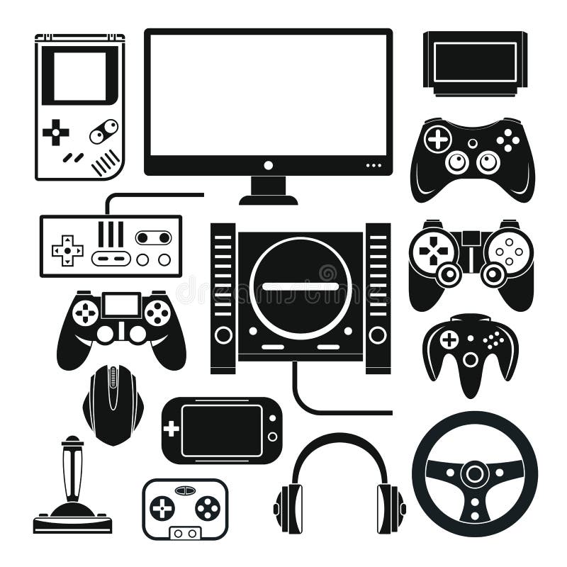 Console Silhouette Stock Illustrations – 2,818 Console Silhouette Stock ...