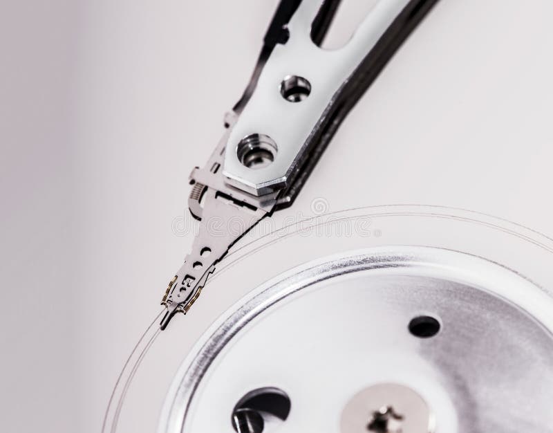 Computer disk close up stock image. Image of idea, harddisk - 85832769