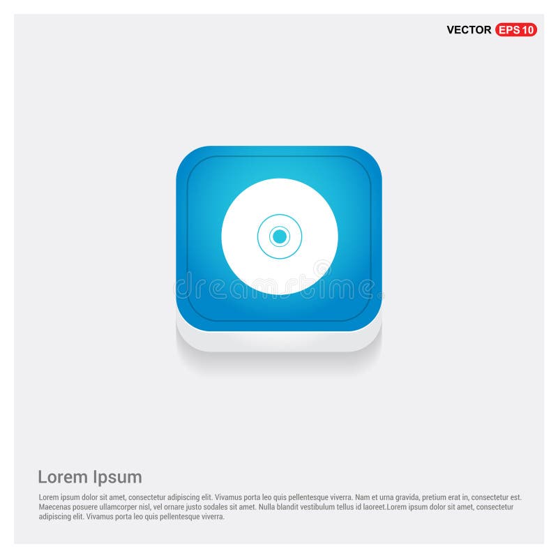 Computer disk icon stock vector. Illustration of vector - 132434625