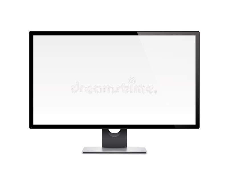 Computer Display, Monitor, Realistic, 3D, Isolated - Stock Vector Stock ...