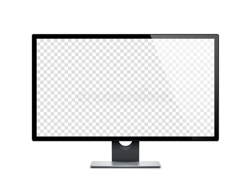 Computer Display, Monitor, Realistic, 3D, Isolated - Stock Vector Stock Vector - Illustration of ...