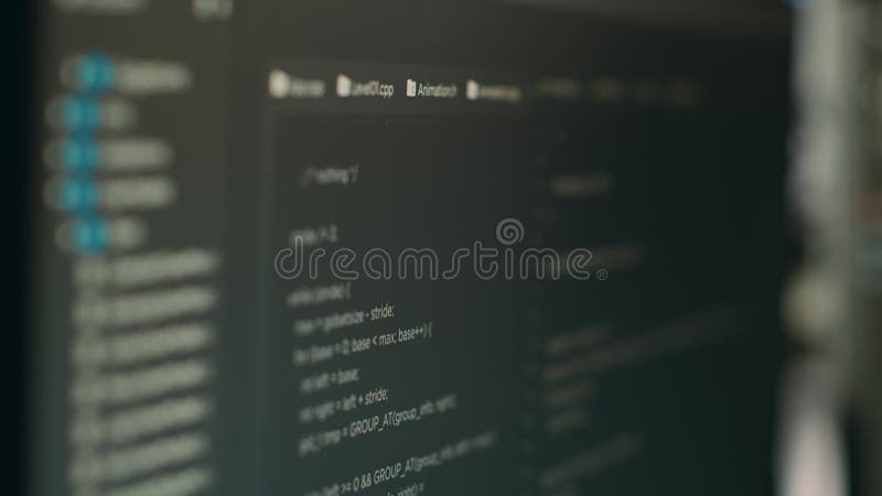 AI Script Coding on Green Screen Laptop Stock Video - Video of command, software: 289406859