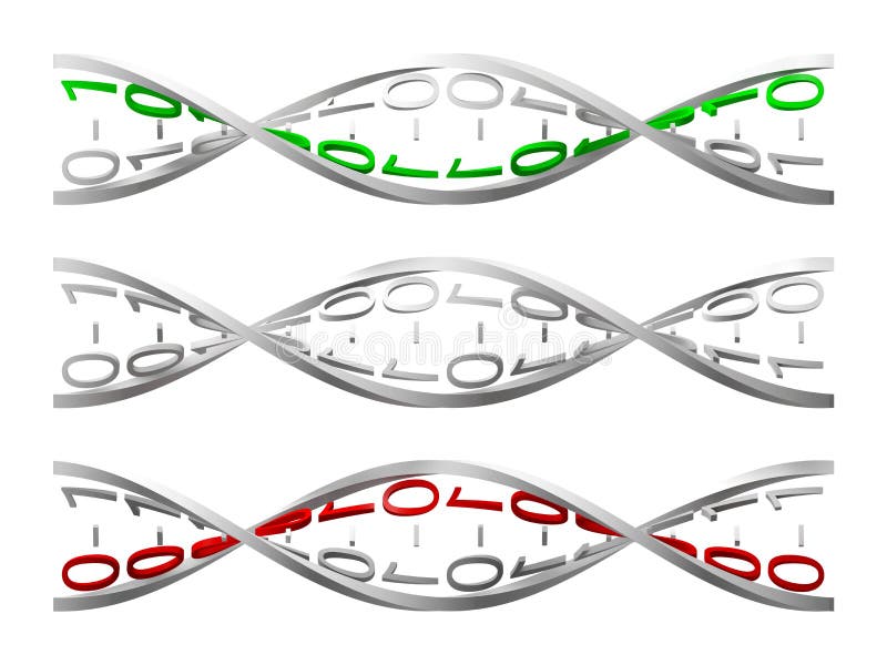 Computer dnA stock illustration. Illustration of scanner - 34299394