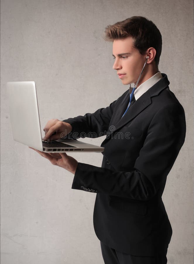 Computer Doctor stock image. Image of notebook, laptop - 27776903