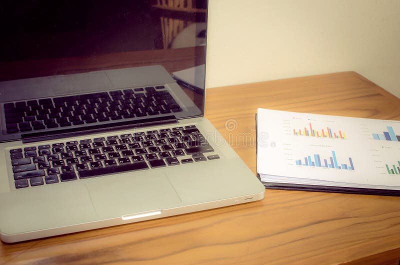 Computer and documents stock photo. Image of balance - 61838698