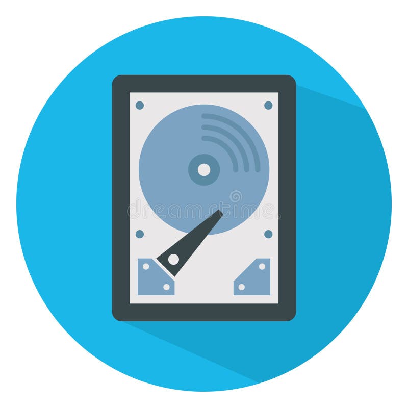 Computer Drive, Disk Drive Color Vector Icon Which Can Easily Modify or ...