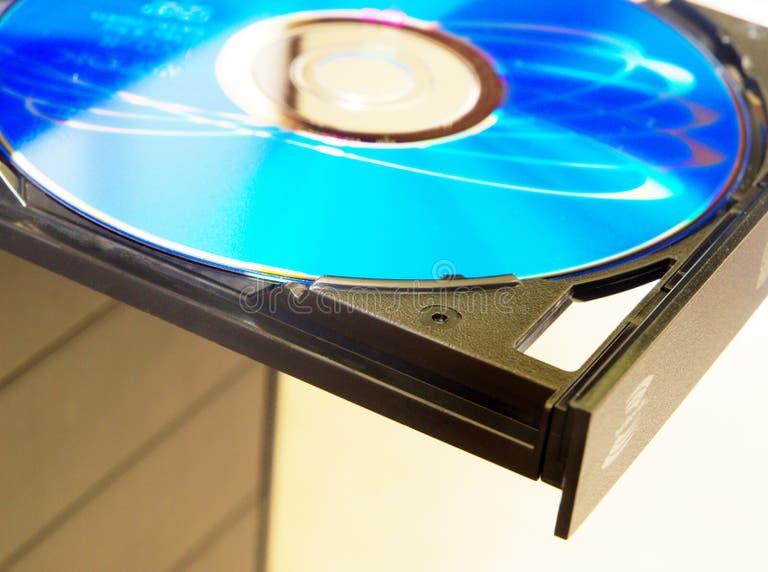 Computer dvd reader stock photo. Image of burner, data - 5452778