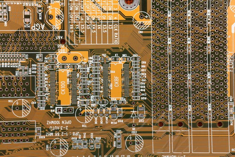 Computer Electronic Circuit Background Stock Image - Image of circuit ...