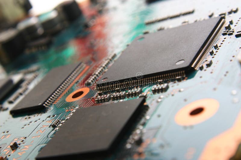 Computer electronics stock photo. Image of glowing, science - 1877150