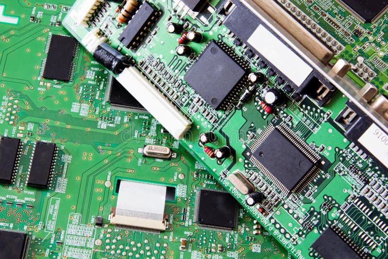 Computer electronics stock photo. Image of connection - 38144636