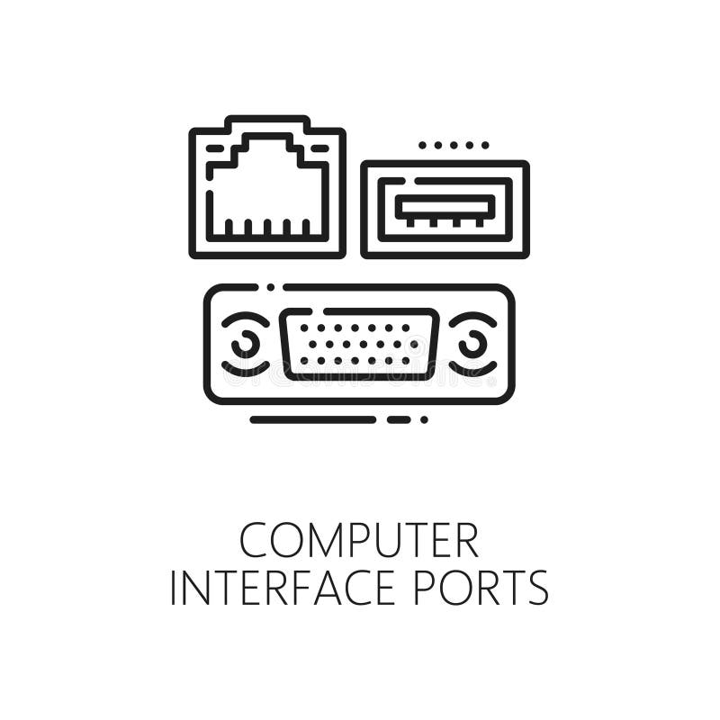 Interface Ports Stock Illustrations – 753 Interface Ports Stock ...