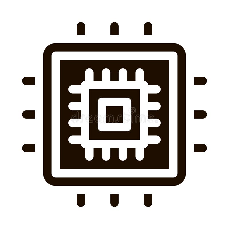 Set of Computer Element Icons with Texture Design Stock Vector ...