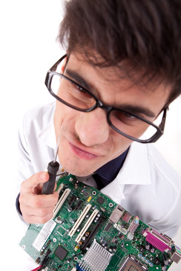 Computer Engineer stock image. Image of memory, industry - 23314343